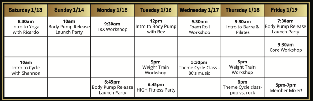 Grand Re-Opening - Olympic Athletic Club